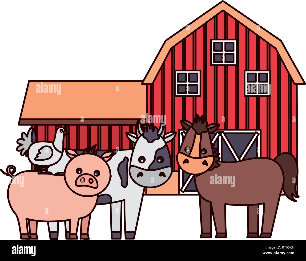 barn animals farm Stock Vector Image & Art - Alamy