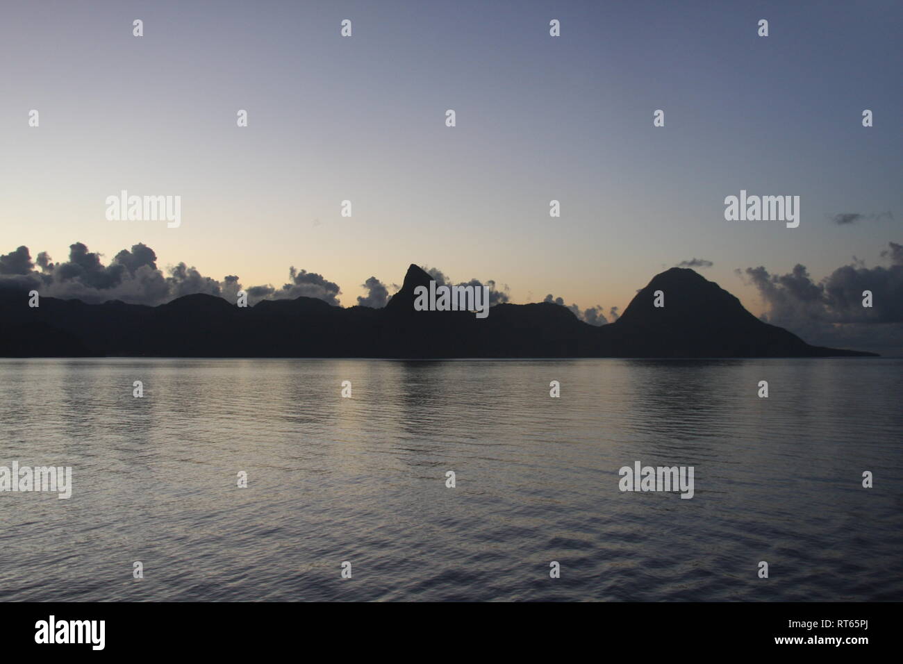Majestic pitons hi-res stock photography and images - Alamy