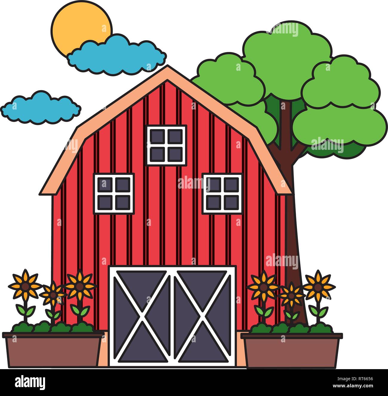 barn farm fresh Stock Vector Image & Art - Alamy