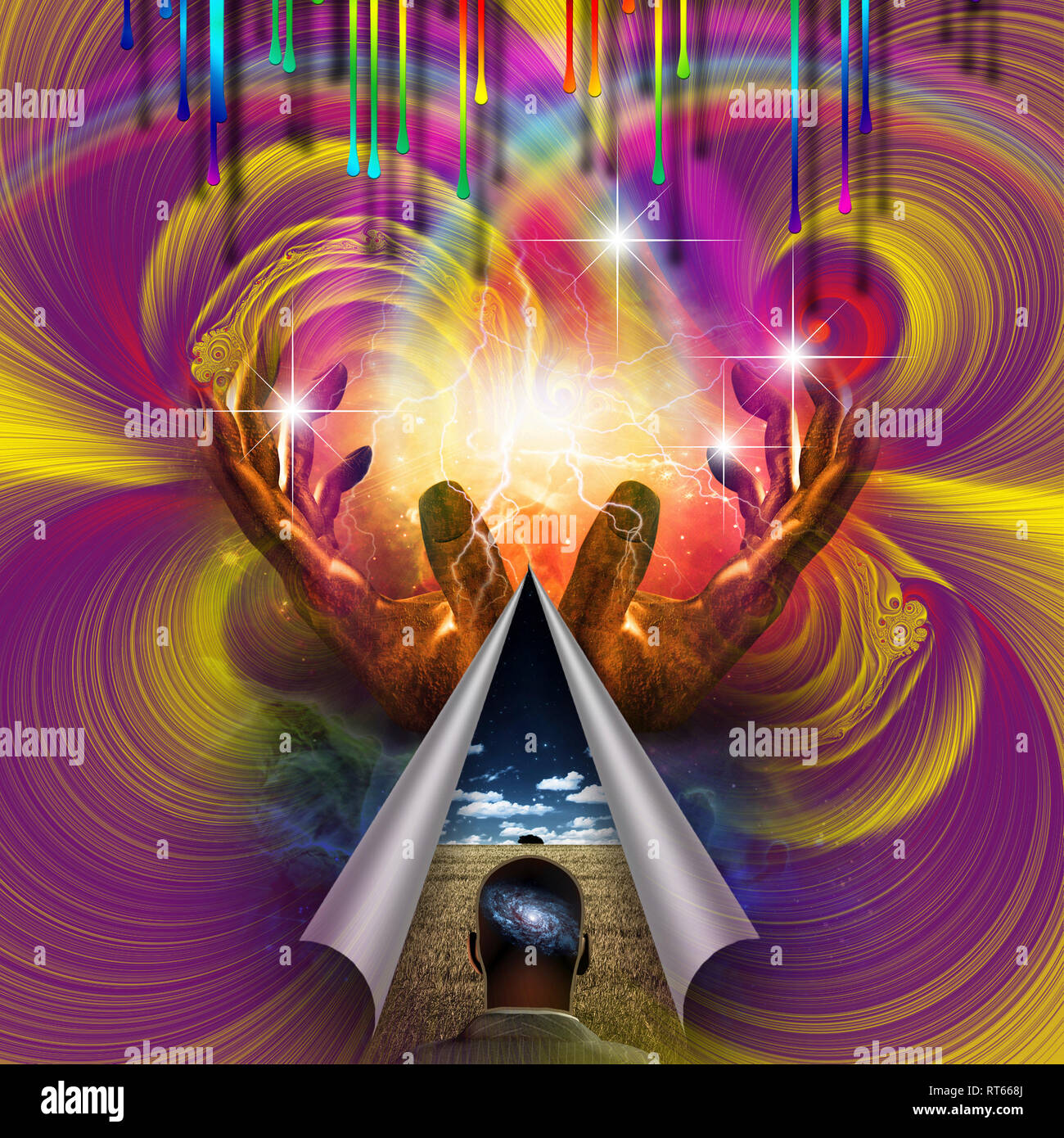 Psychedelic drug people hi-res stock photography and images - Alamy