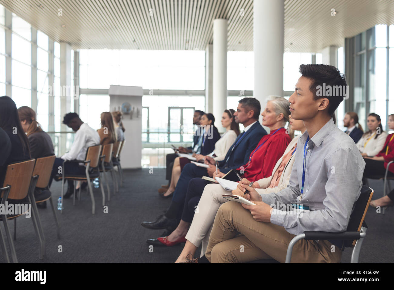 Business People Attending A Seminar High Resolution Stock Photography ...