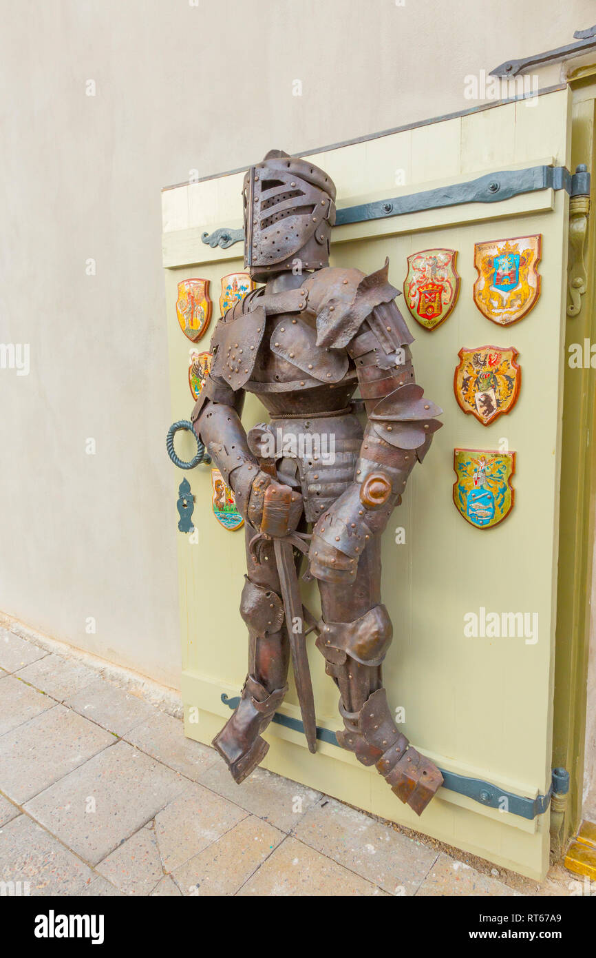 Europe, Eastern Europe, Baltic States, Estonia, Tallinn. Old town, door ...