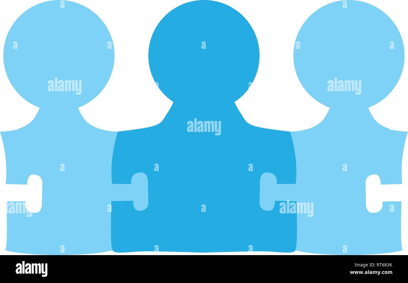 Isolated people puzzle. Teamwork concept Stock Vector Image & Art - Alamy