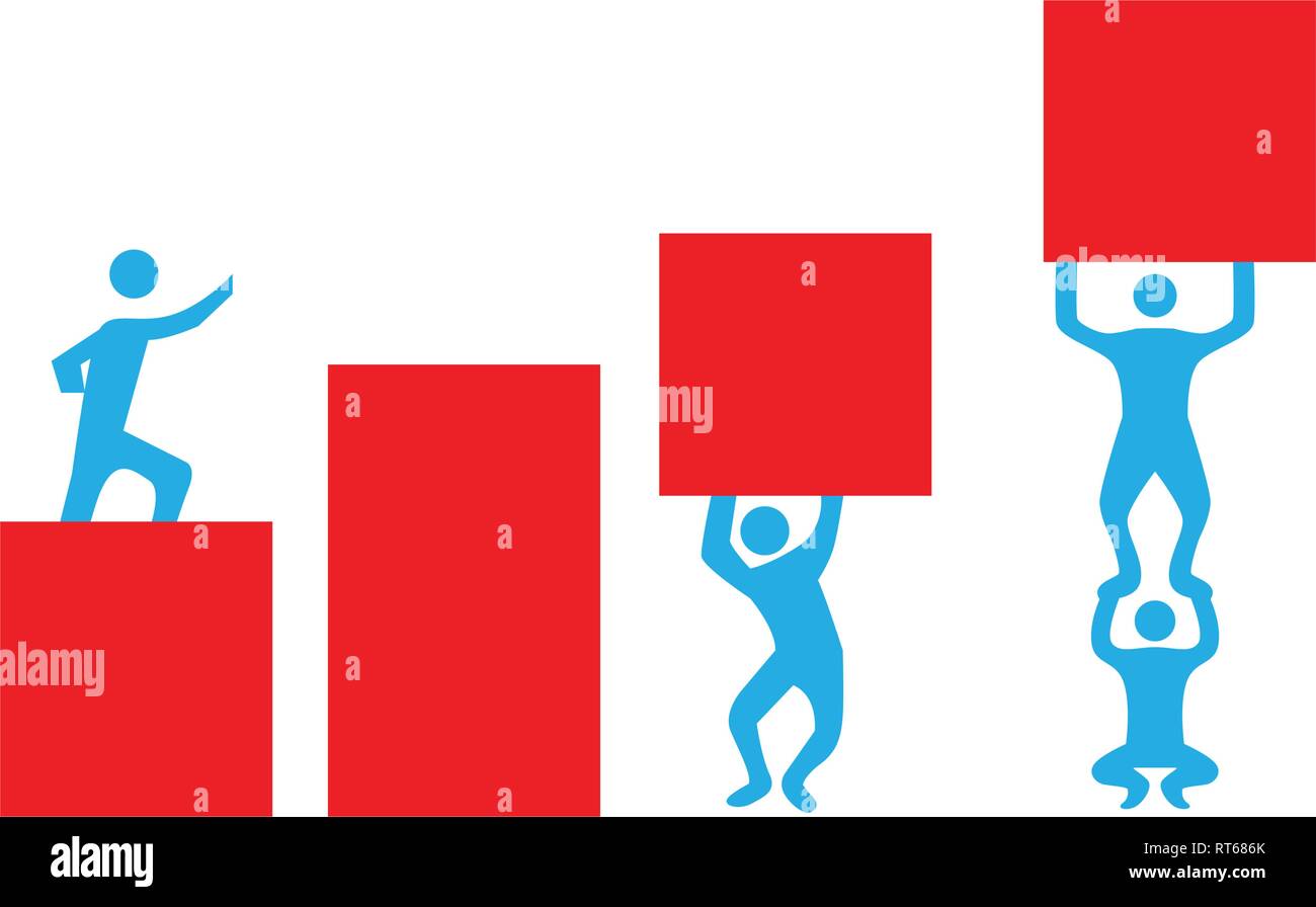 Isolated teamwork icon Stock Vector Image & Art - Alamy