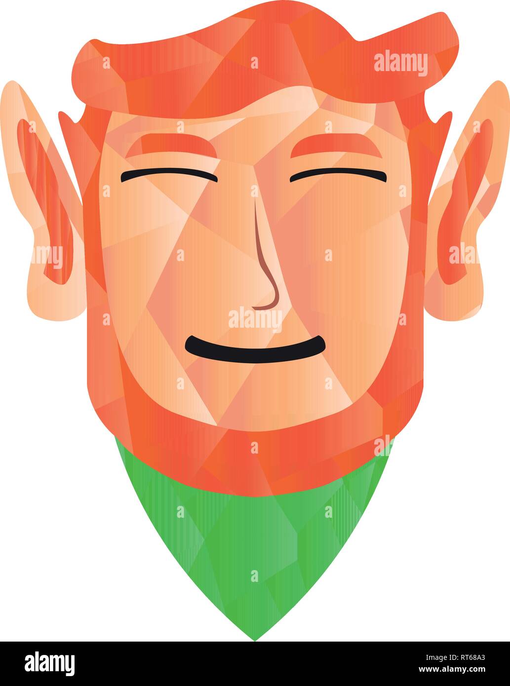 Happy elf Stock Vector Images - Alamy