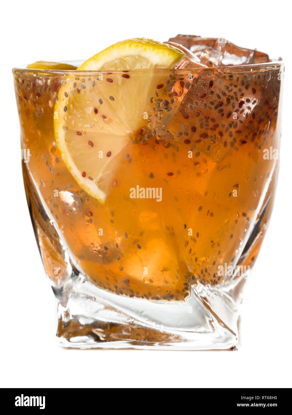 healthy beverage using hydrated chia seeds as an ingredient for a ...
