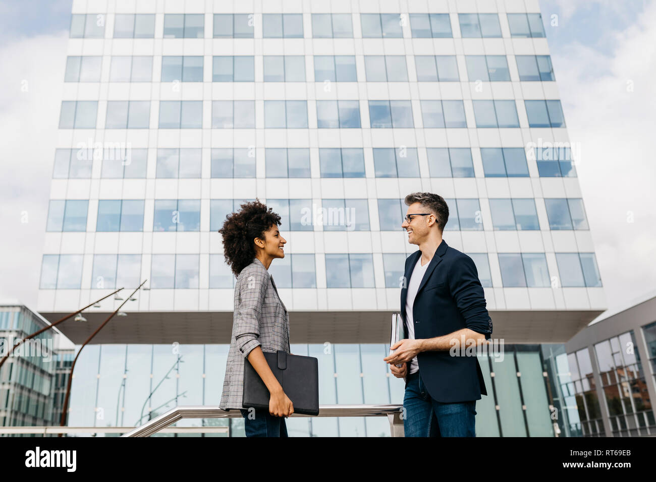 Facades of two high rise buildings hi-res stock photography and images ...