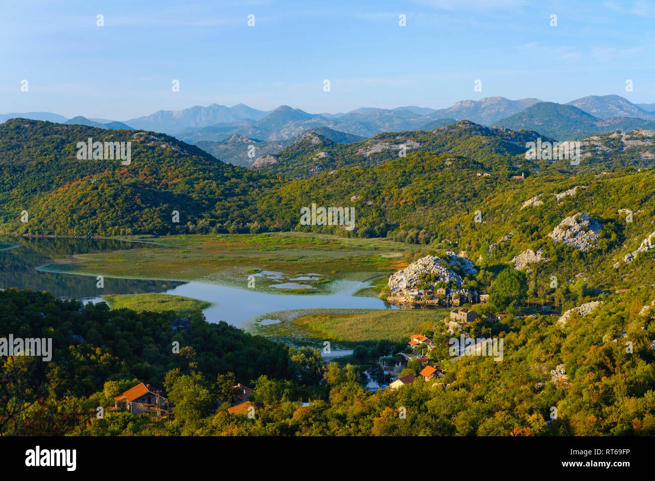 Montenegro, Lake Skadar, village Karuc Stock Photo - Alamy