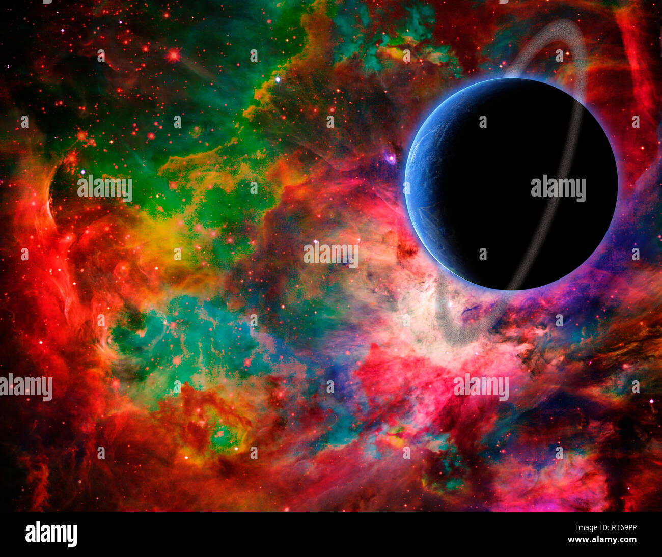 Colorful universe hi-res stock photography and images - Alamy