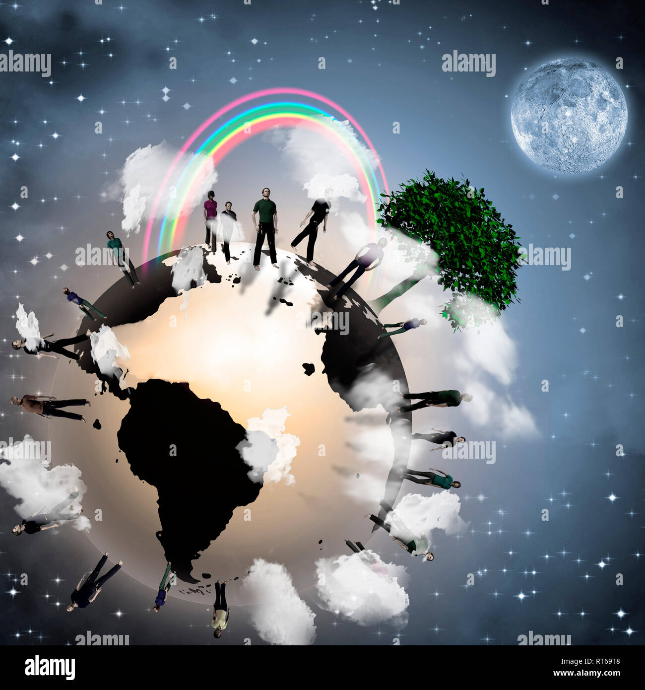 Eco Earth community Stock Photo - Alamy