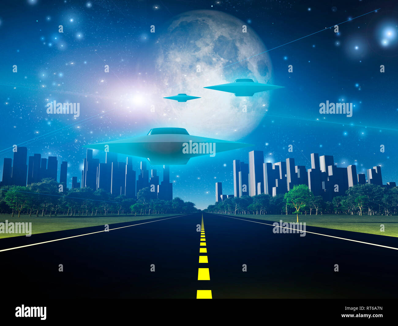 Alien ships hi-res stock photography and images - Alamy