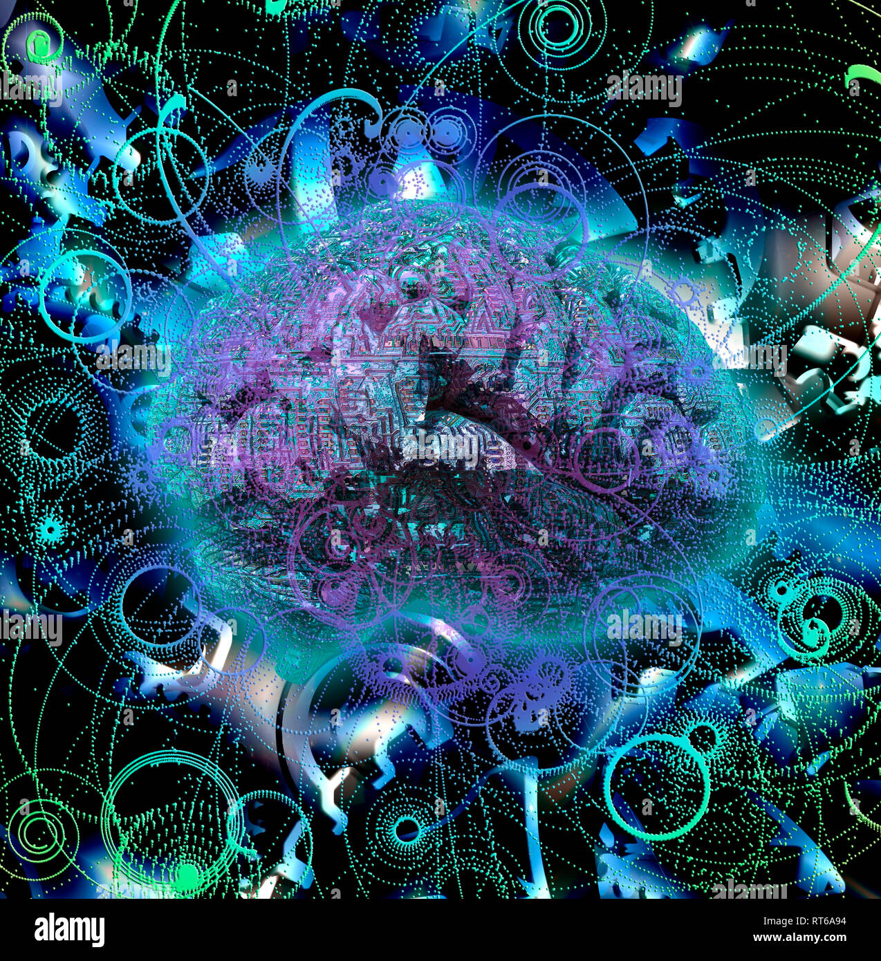 Electronic brain hi-res stock photography and images - Alamy