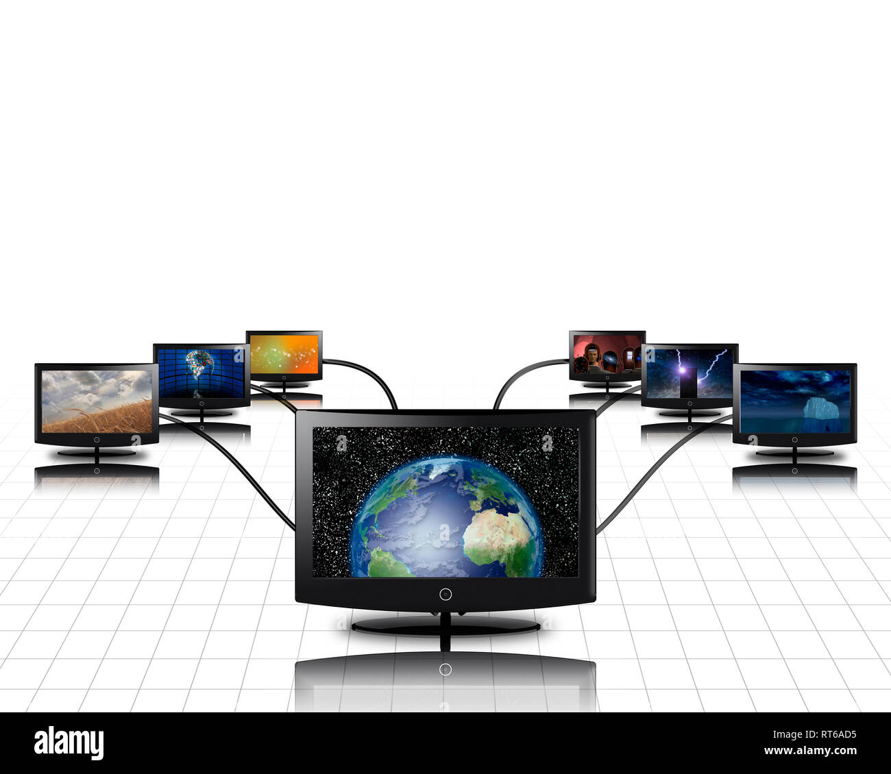 Digitally connected world hi-res stock photography and images - Alamy