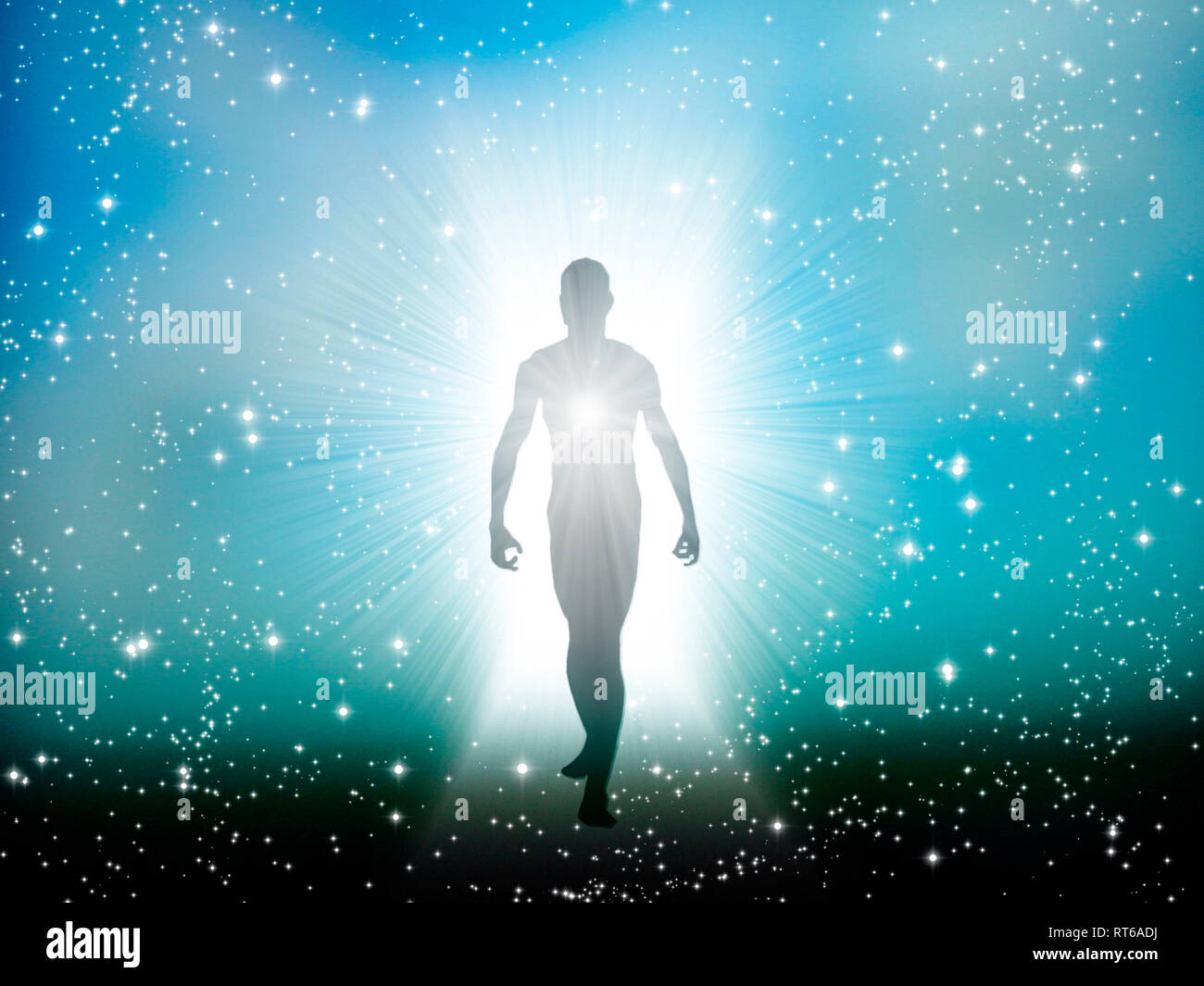 Celestial figure emerging hi-res stock photography and images - Alamy
