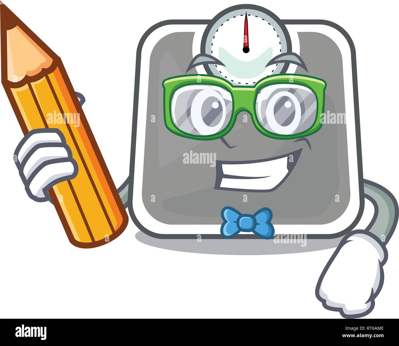 Student weghit cartoon scale the health room Stock Vector Image & Art ...