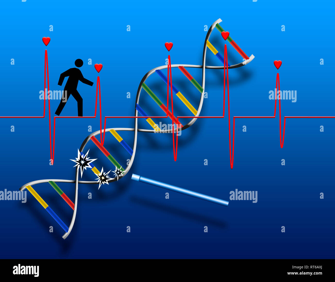 Heartbeat cardiogram hi-res stock photography and images - Alamy