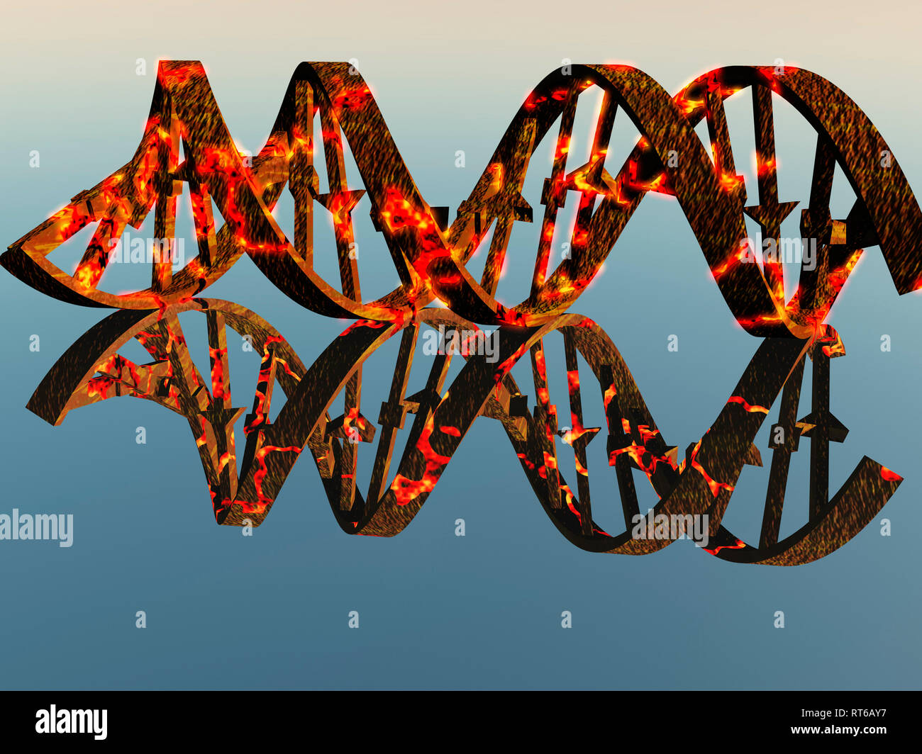 Damaged DNA Strands Stock Photo - Alamy