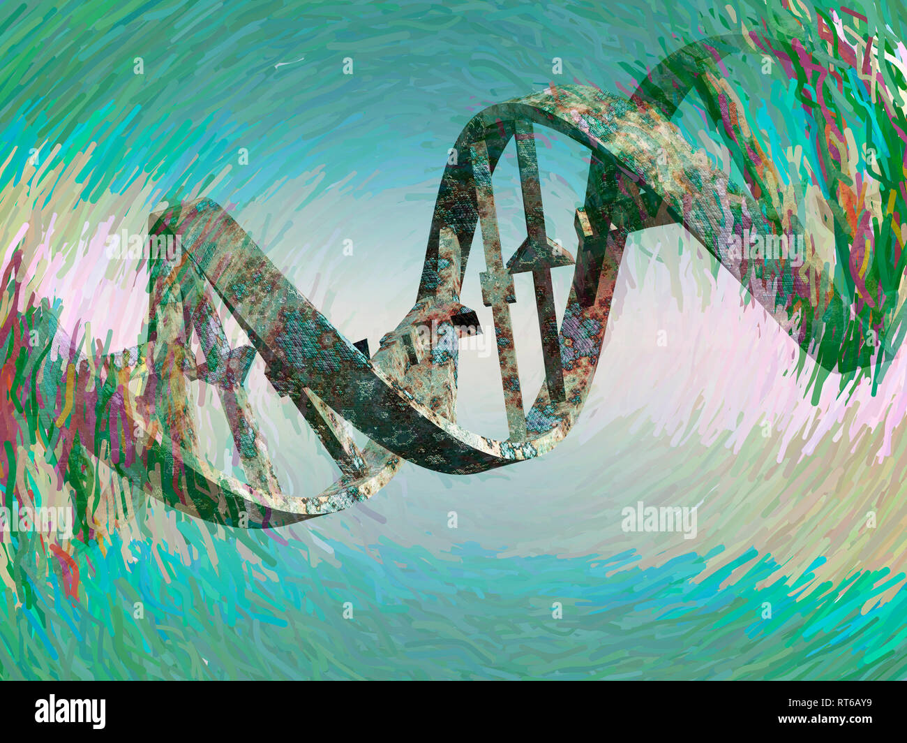 Dna artwork sequence molecule hi-res stock photography and images - Alamy