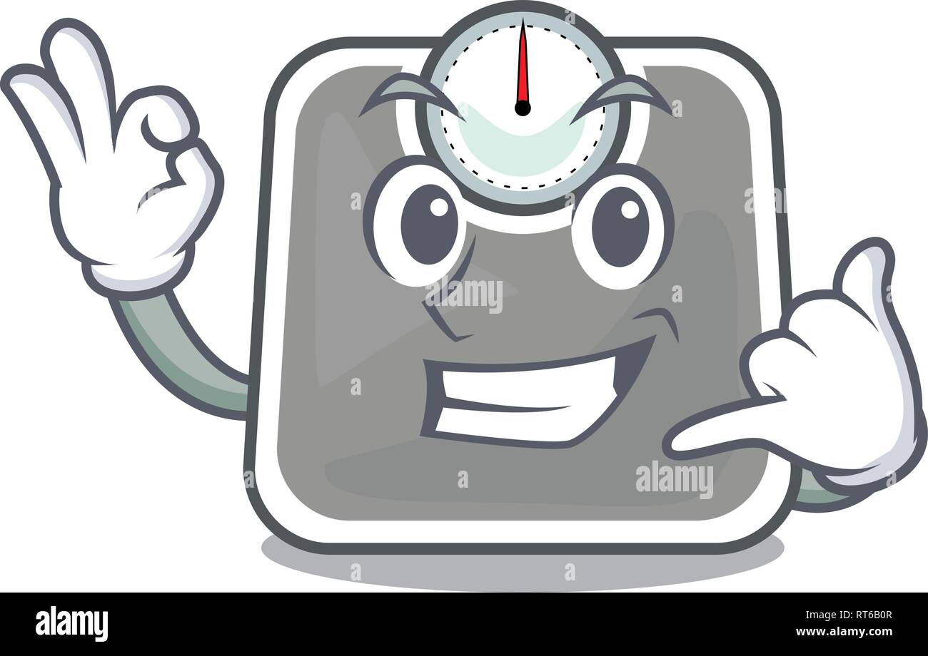 Call me weight scala isolated with in cartoons Stock Vector Image & Art ...