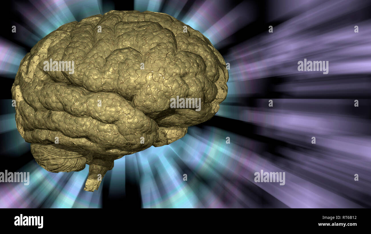 Psychedelic background brain Stock Photo - Alamy