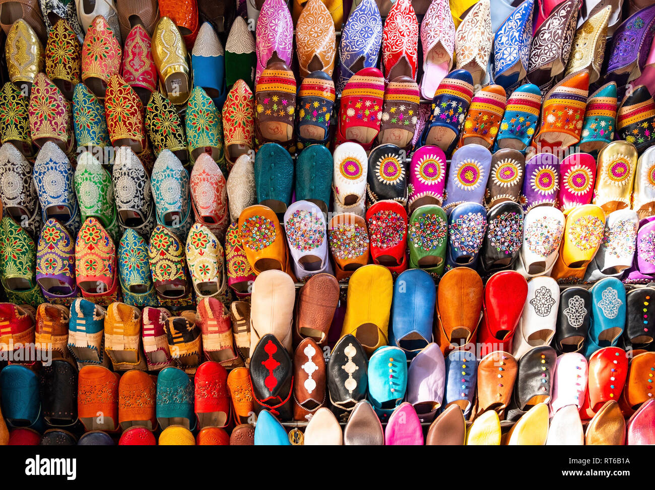 Colored Moroccan Slippers High Resolution Stock Photography and Images ...