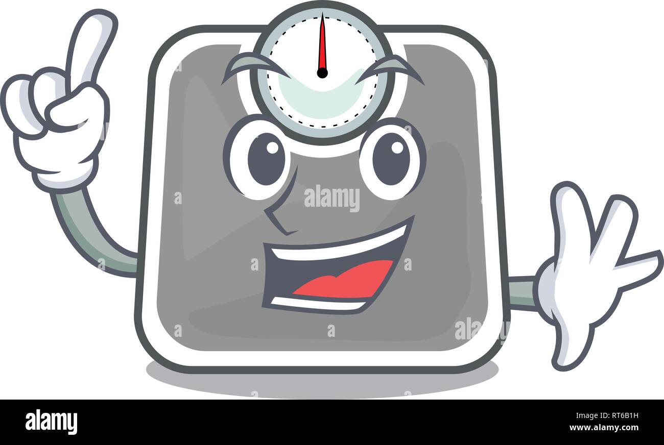 Finger weight scala isolated with in cartoons Stock Vector Image & Art ...