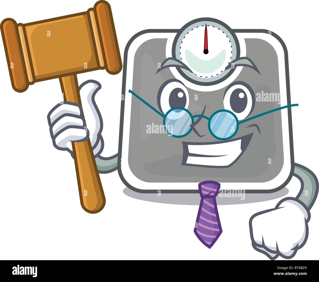 Judge weight scala isolated with in cartoons Stock Vector Image & Art ...