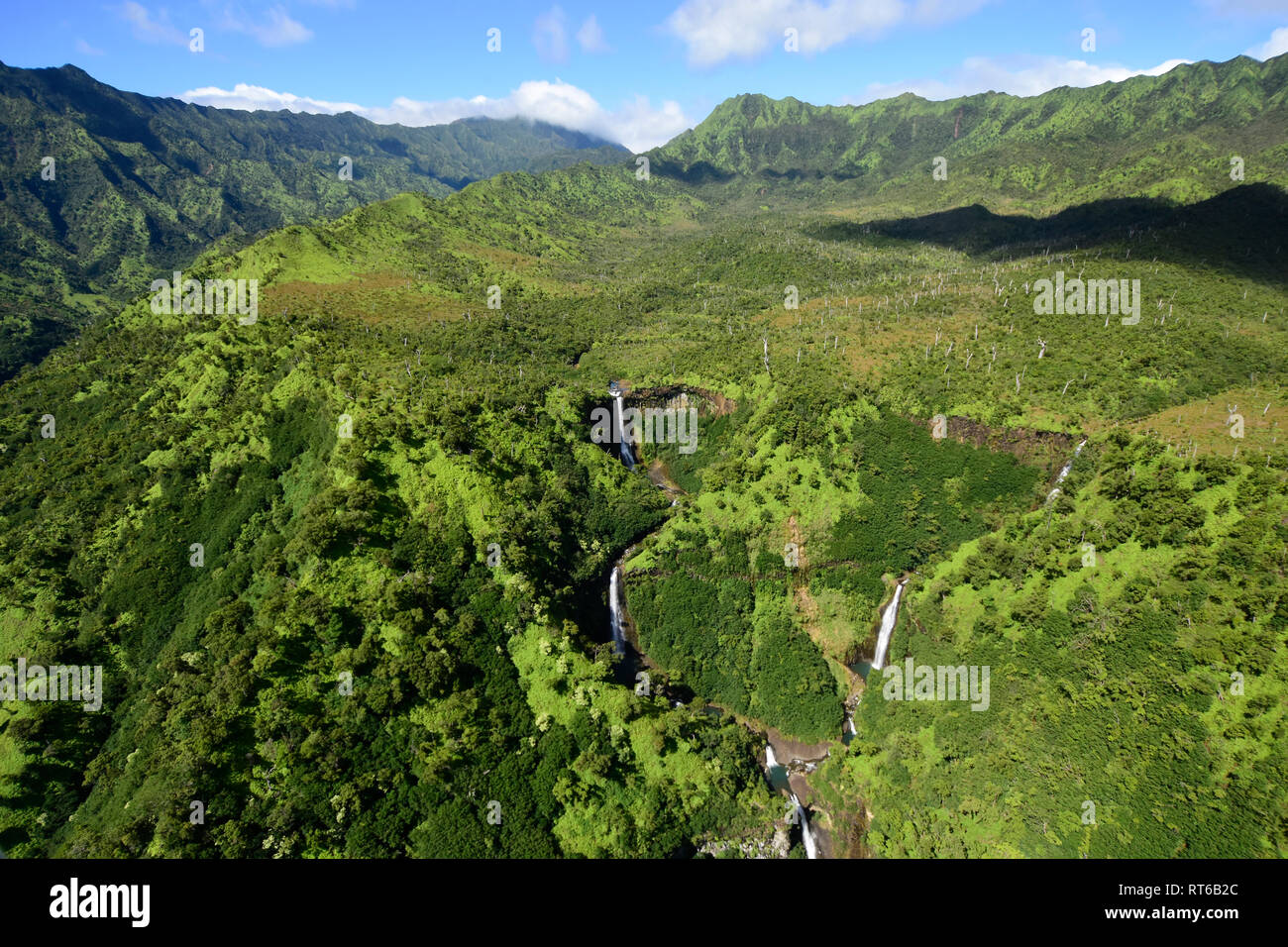 Aerial view of Koloa, Kauai, Hawaii Stock Photo - Alamy