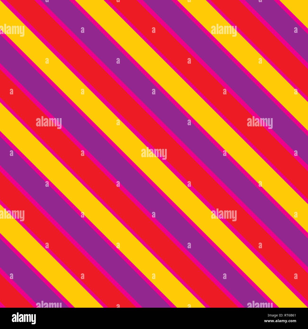 Vector seamless texture with slated colorful lines. EPS 10 Stock Vector ...