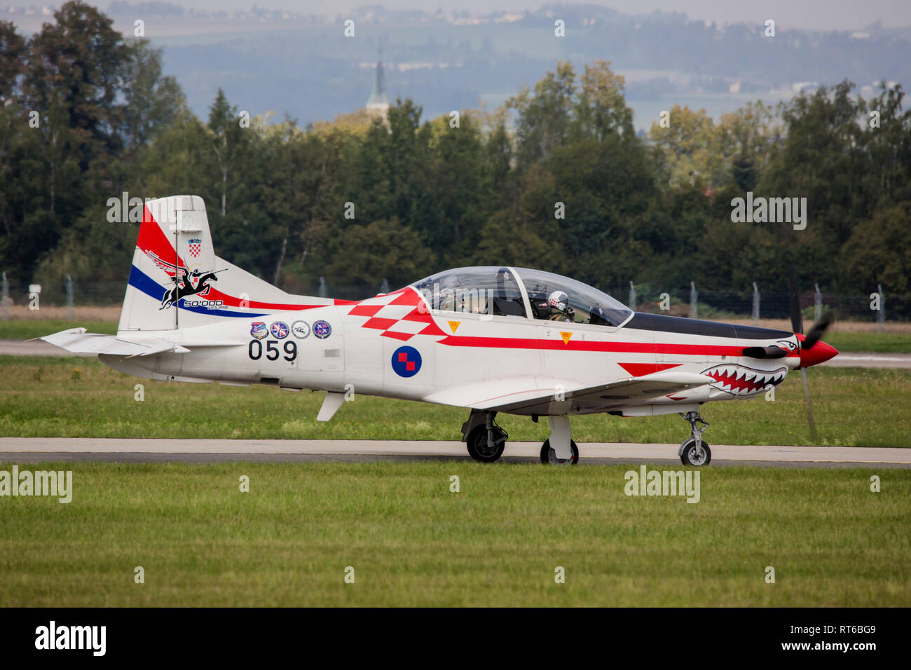 Croatian Air Force PC-9 Trainer Stock Photo - Alamy