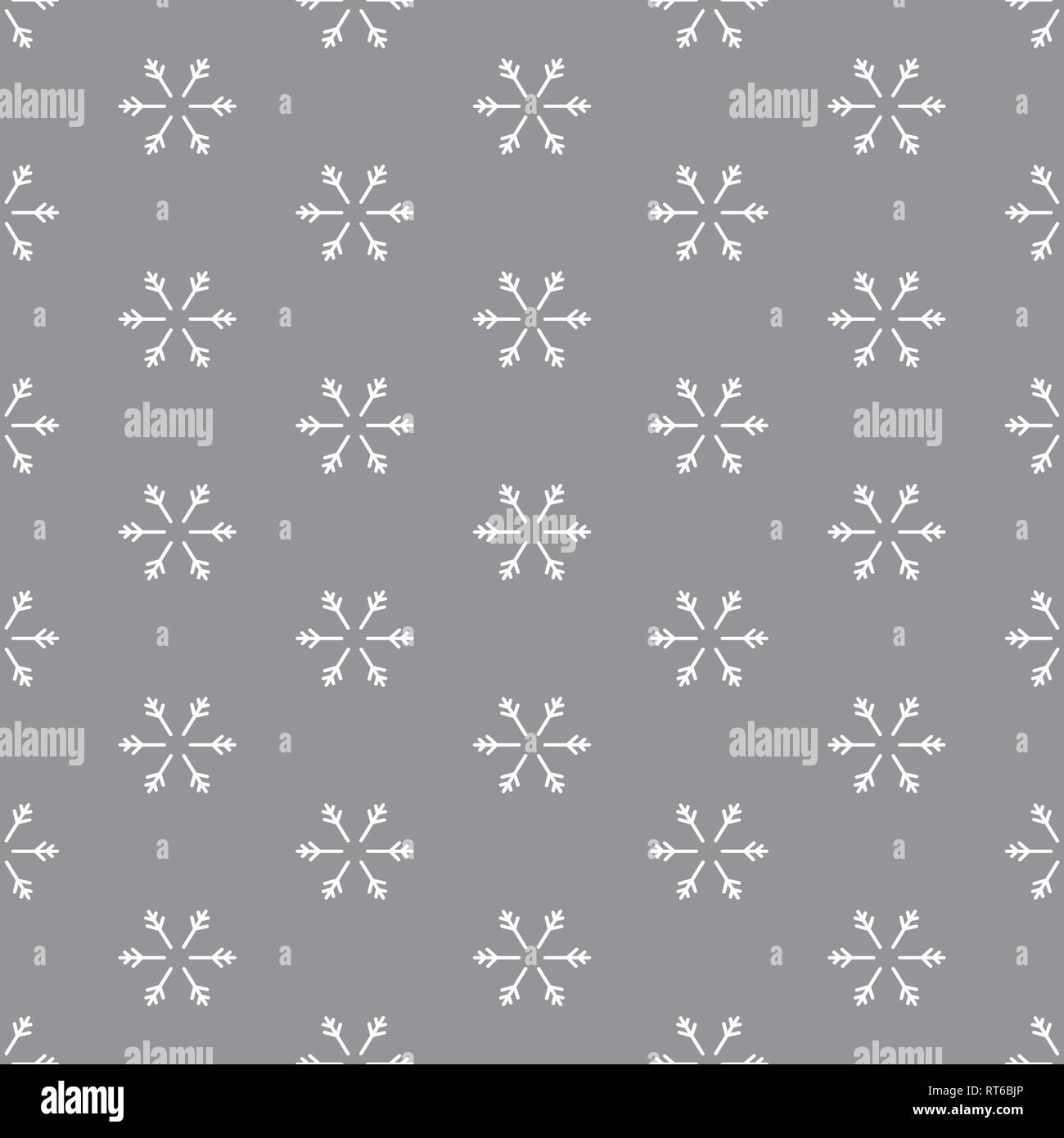 Vector seamless texture with snowflakes. Flat style. EPS 10 Stock ...