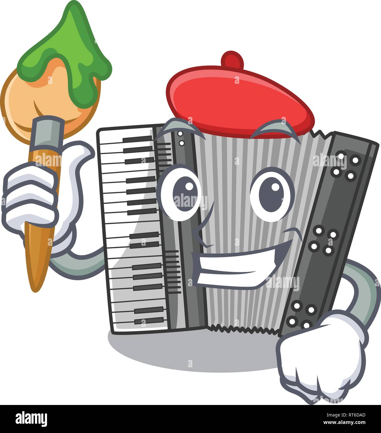 Artist according cartoons in the music room Stock Vector Image & Art ...