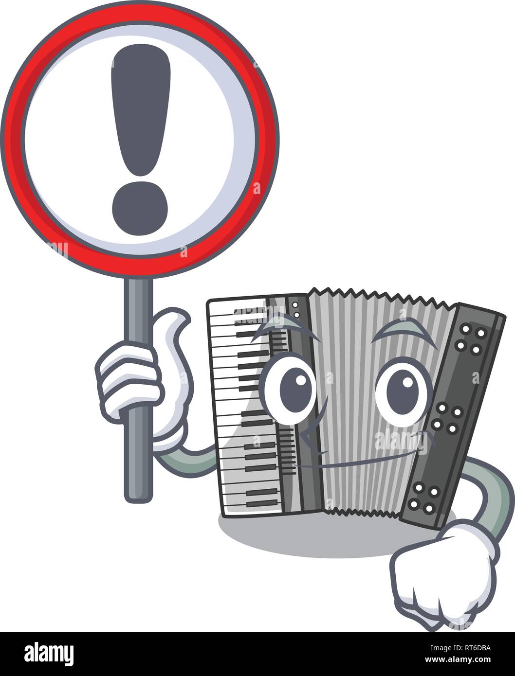 With sign according cartoons in the music room Stock Vector Image & Art ...