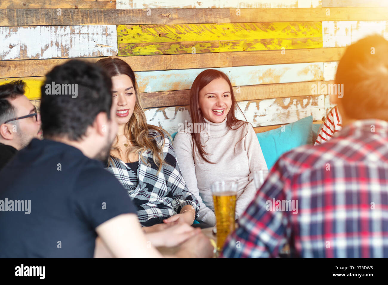 Trendy girls best friends hi-res stock photography and images - Alamy