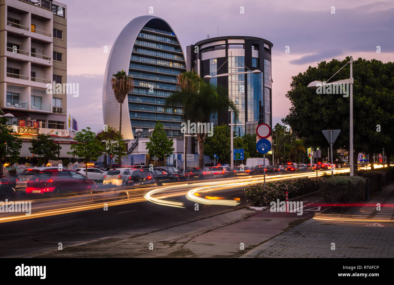 The Oval skyscraper, Limassol, Cyprus Stock Photo - Alamy