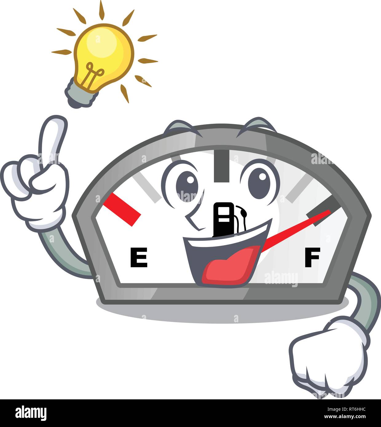 Gasoline fuel gauge in Cut Out Stock Images & Pictures - Alamy