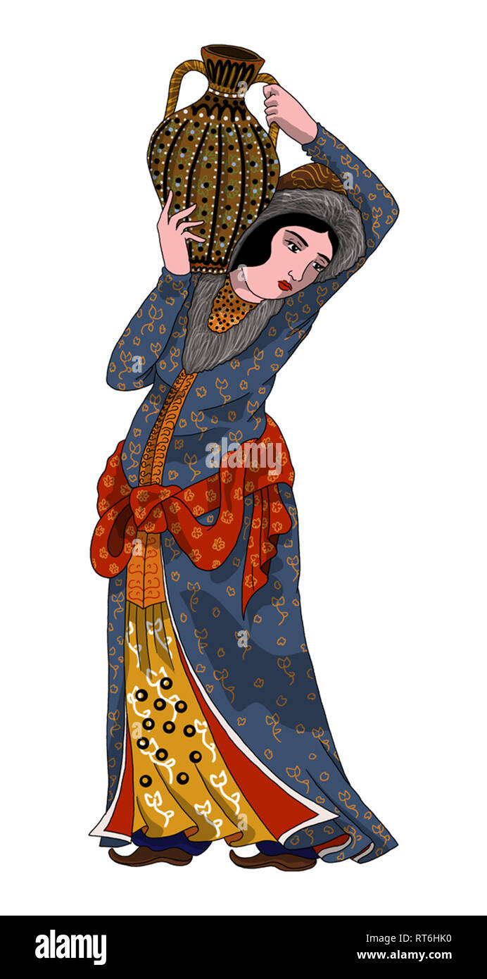 Turkish traditional miniature art Stock Photo - Alamy