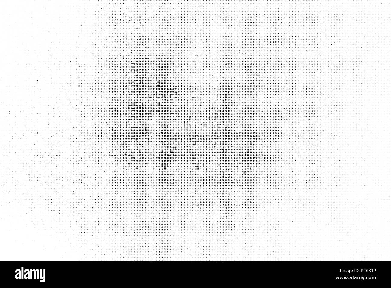 Black Halftone Texture On White Background. Modern Dotted Futuristic ...