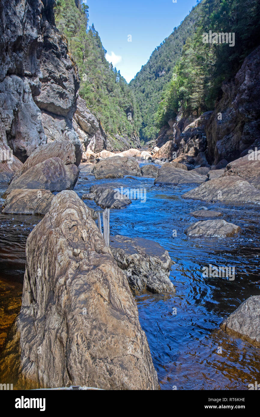 The Franklin River inside the Great Ravine Stock Photo - Alamy