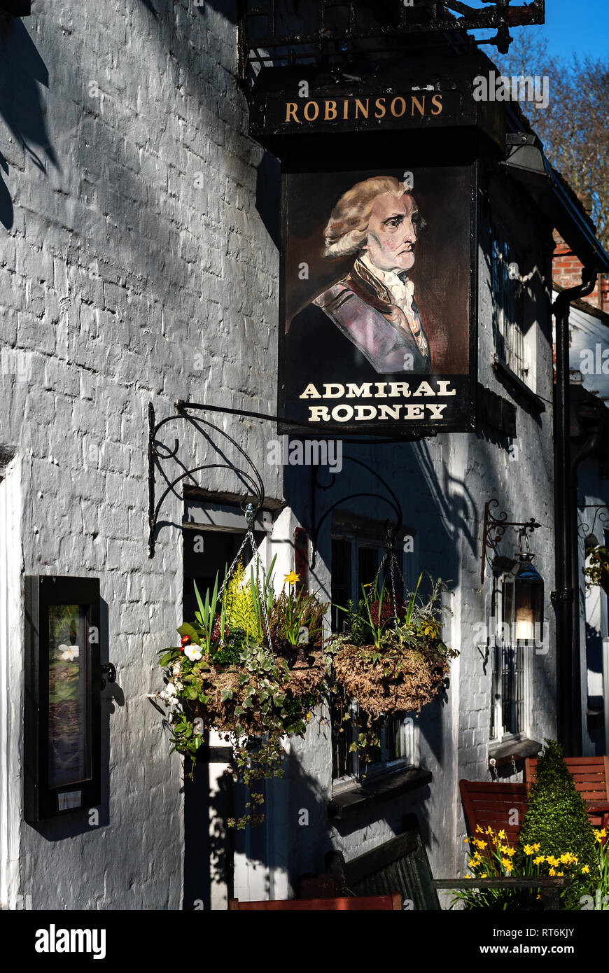 Prestbury village sign hi-res stock photography and images - Alamy