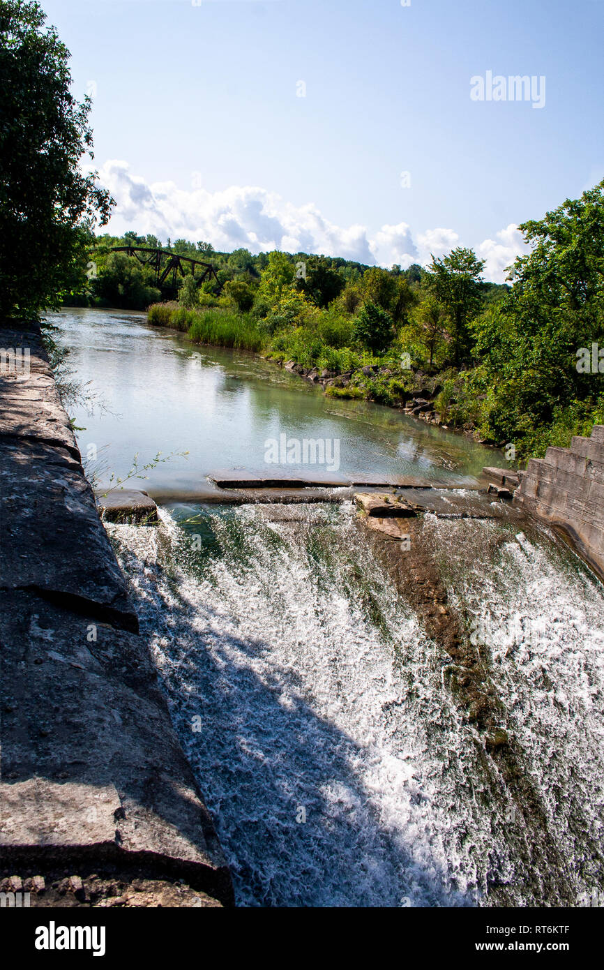 Small canal in southern Ontario, Canada Stock Photo - Alamy