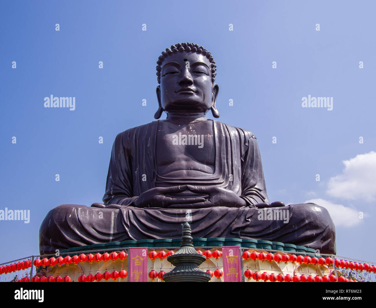The Great Buddha of Baguashan in Changhua, Taiwan. This Buddha statue ...