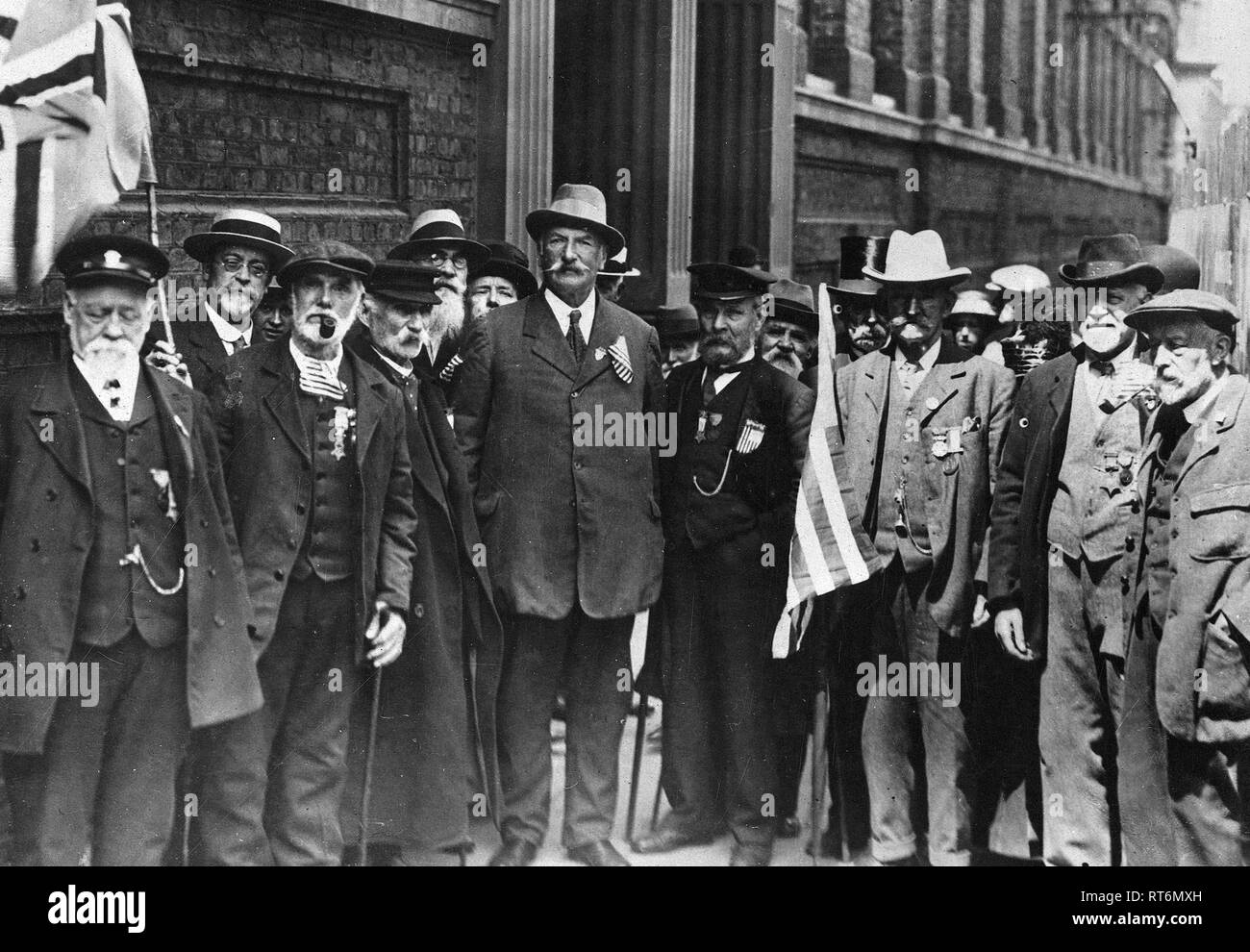 Independence Day in London, England. American Civil War Veterans at ...