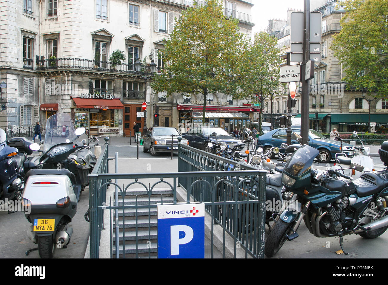 Franz Liszt square, Paris 10th, France Stock Photo - Alamy