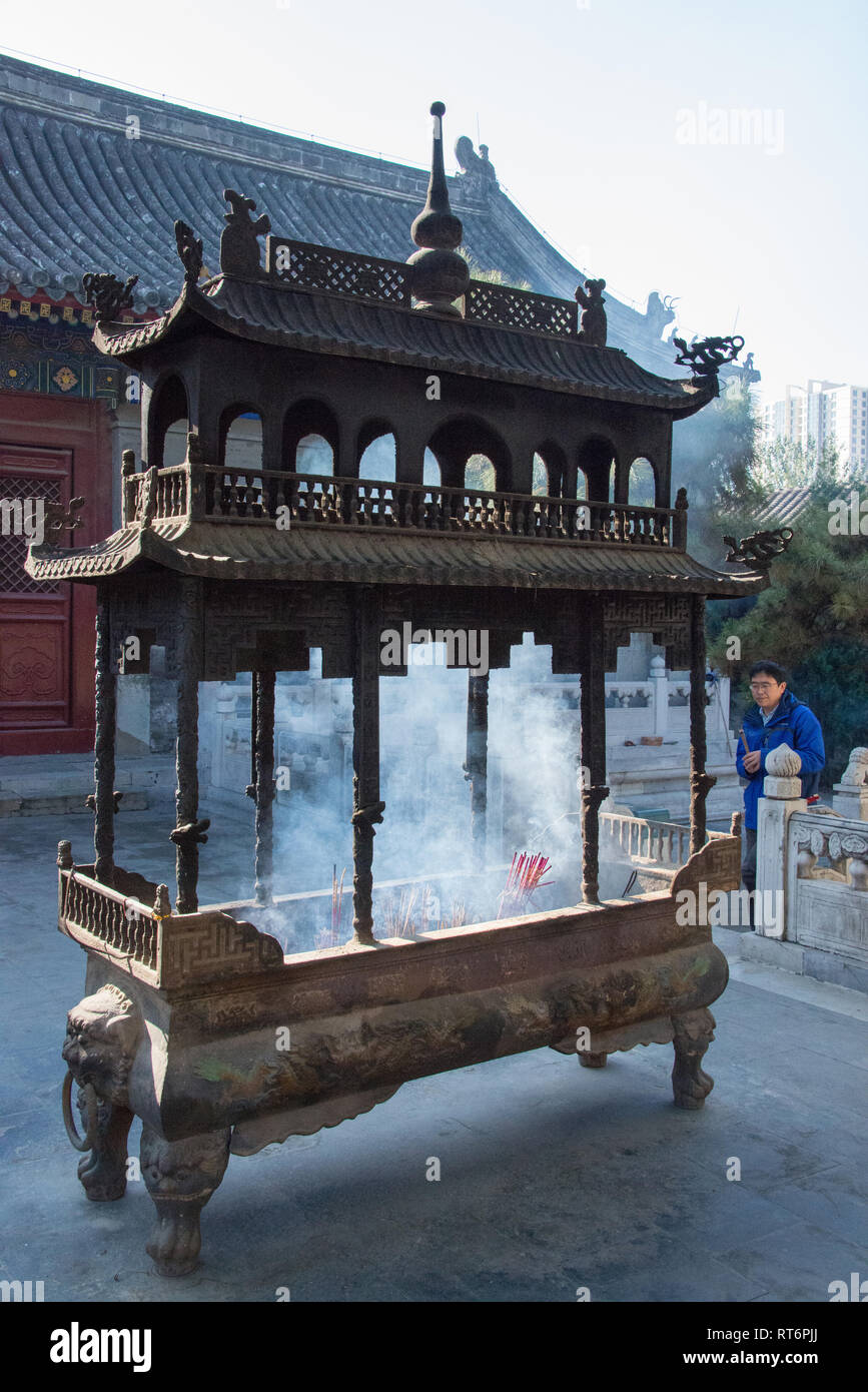 Asia, China, Beijing, Fayuan temple Stock Photo - Alamy