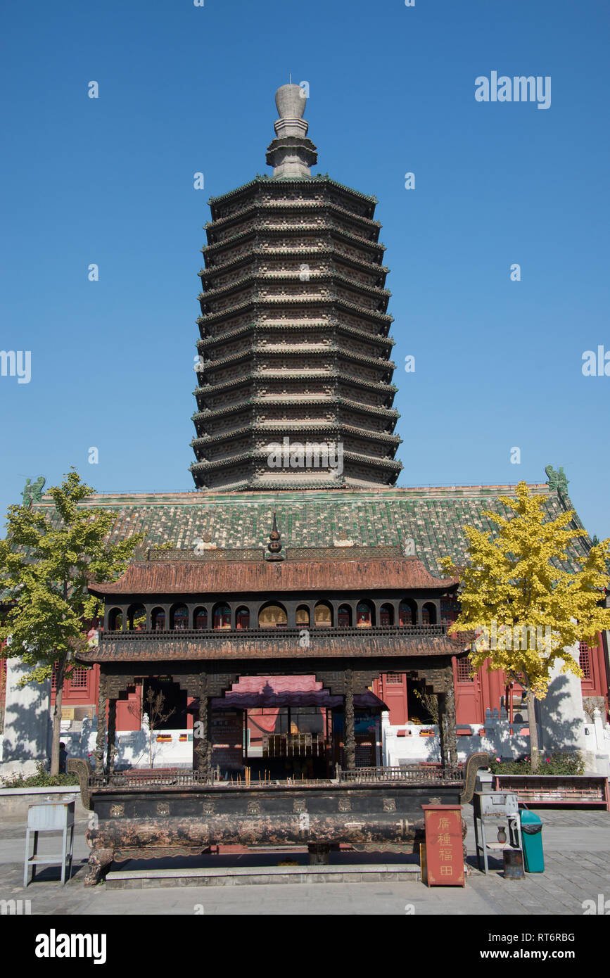 Asia, China, Beijing, Tianning Temple Stock Photo - Alamy