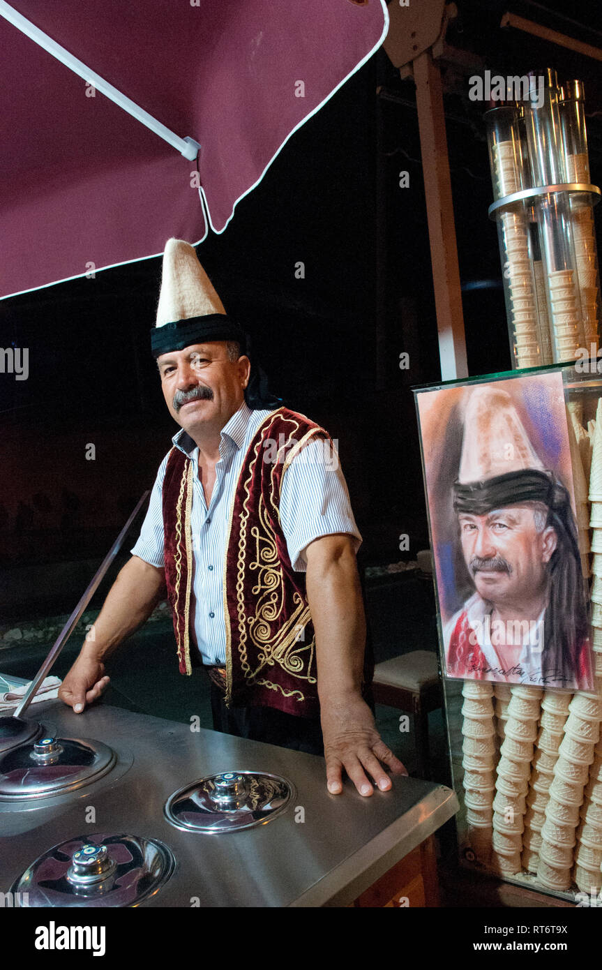 Asia, Turkey, Antalya, ice cream shop Stock Photo - Alamy