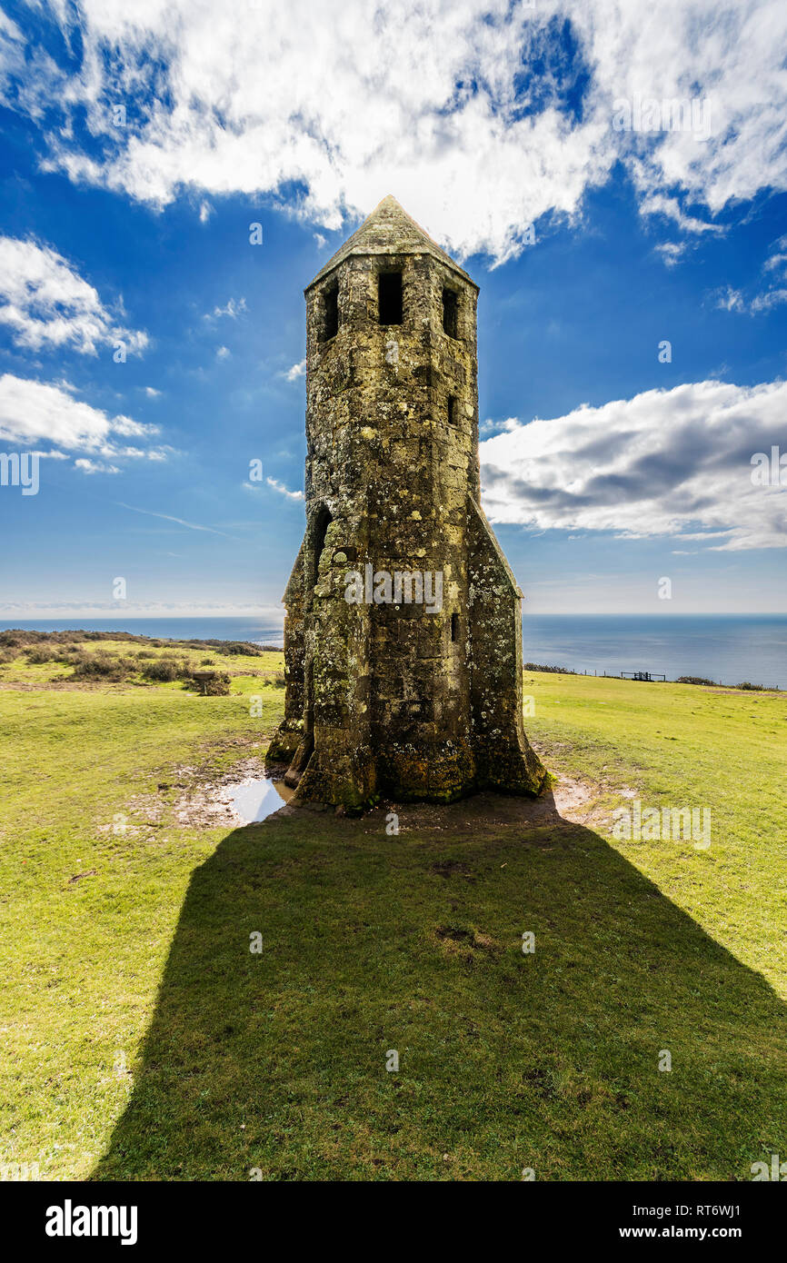St Catherine's Oratory, the Pepperpot, Isle of Wight, a 14th century ...