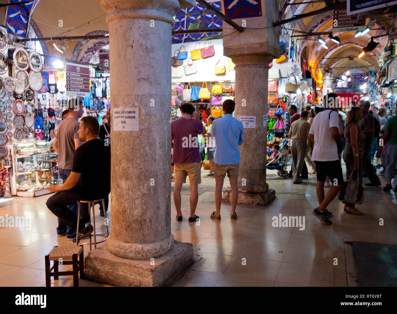 Europe, Turkey, Istanbul, Grand Bazaar Stock Photo - Alamy
