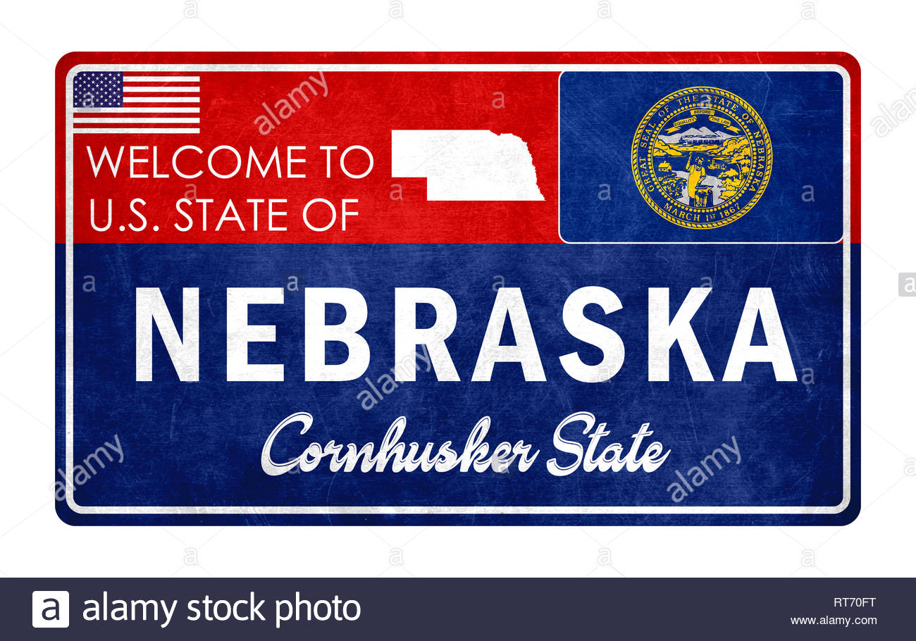 Map Of Nebraska High Resolution Stock Photography and Images - Alamy